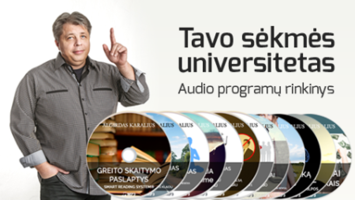 AUDIO PROGRAMŲ RINKINYS - Tavo Sėkmės Universitetas
