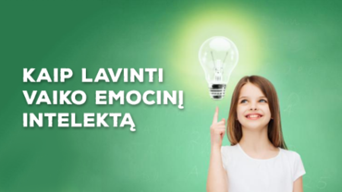 Kaip lavinti vaiko emocinį intelektą